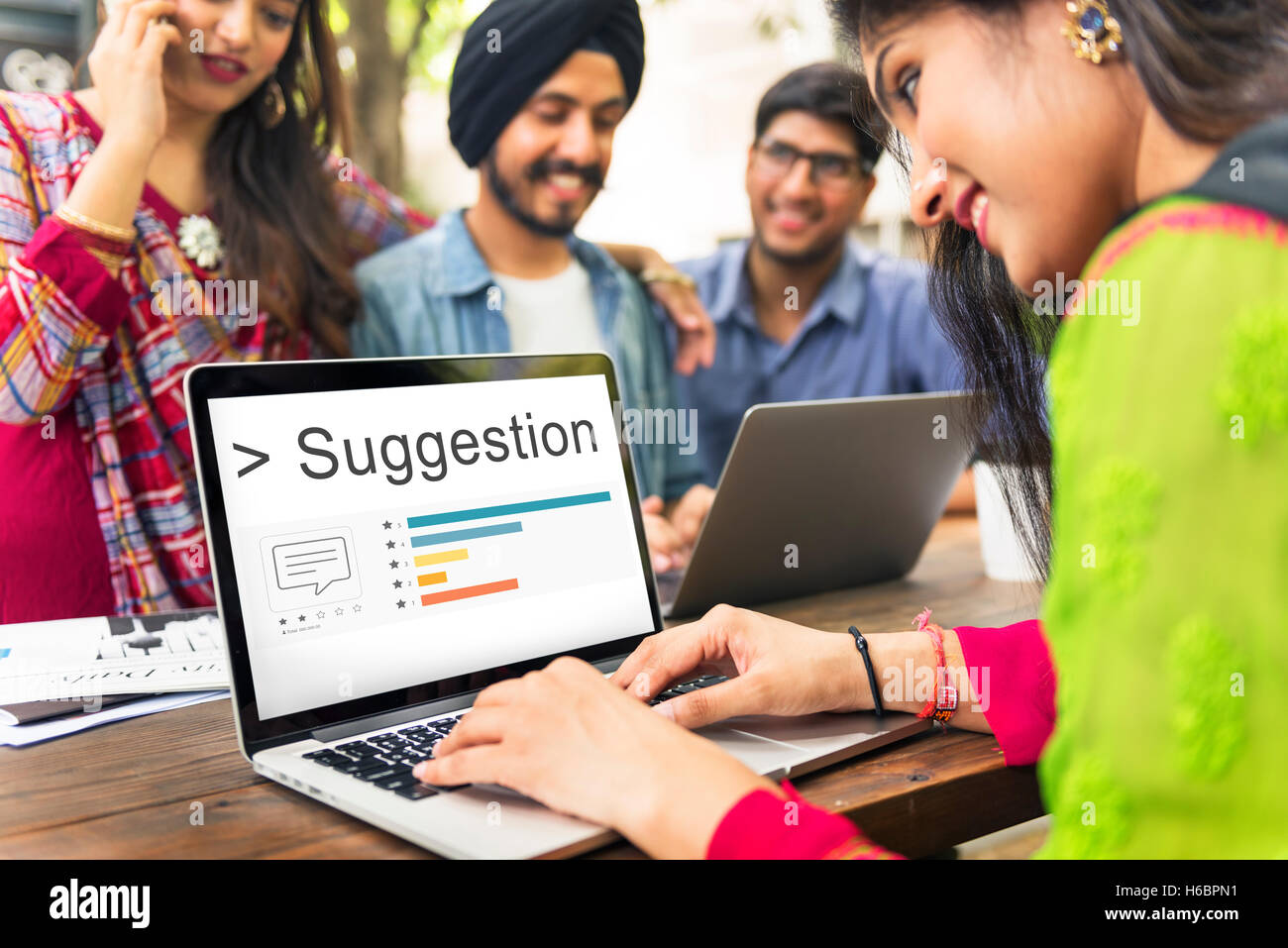 Suggestion Survey Comment Review Ratings Concept Stock Photo - Alamy