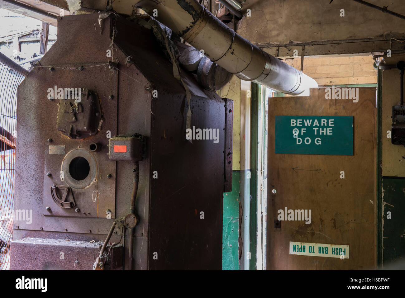 Inside the now derelict Falcon Pottery, Stoke on Trent, Staffordshire ...