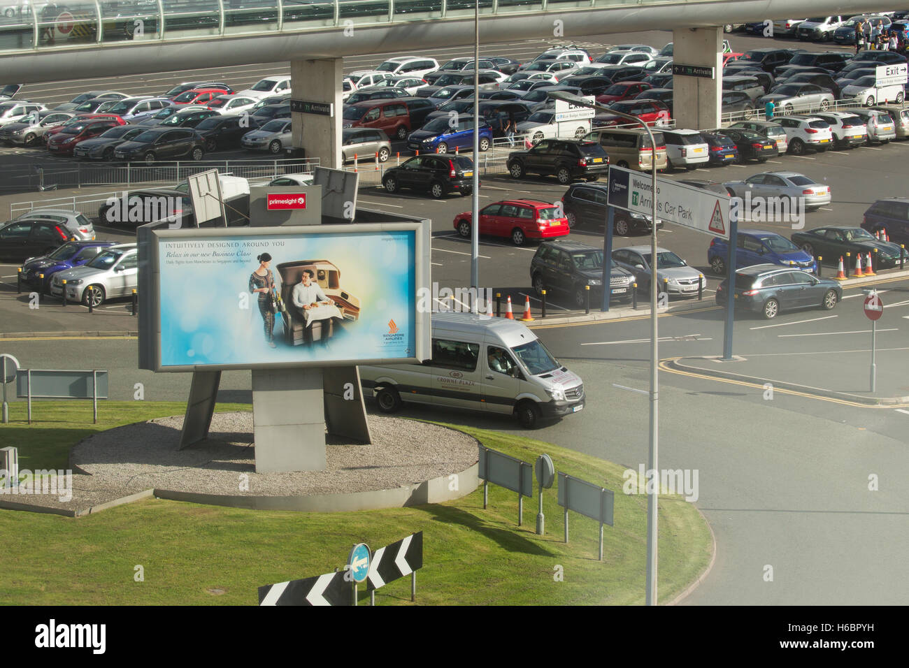 Manchester International Airport Terminal 1 viewed from the Radisson ...