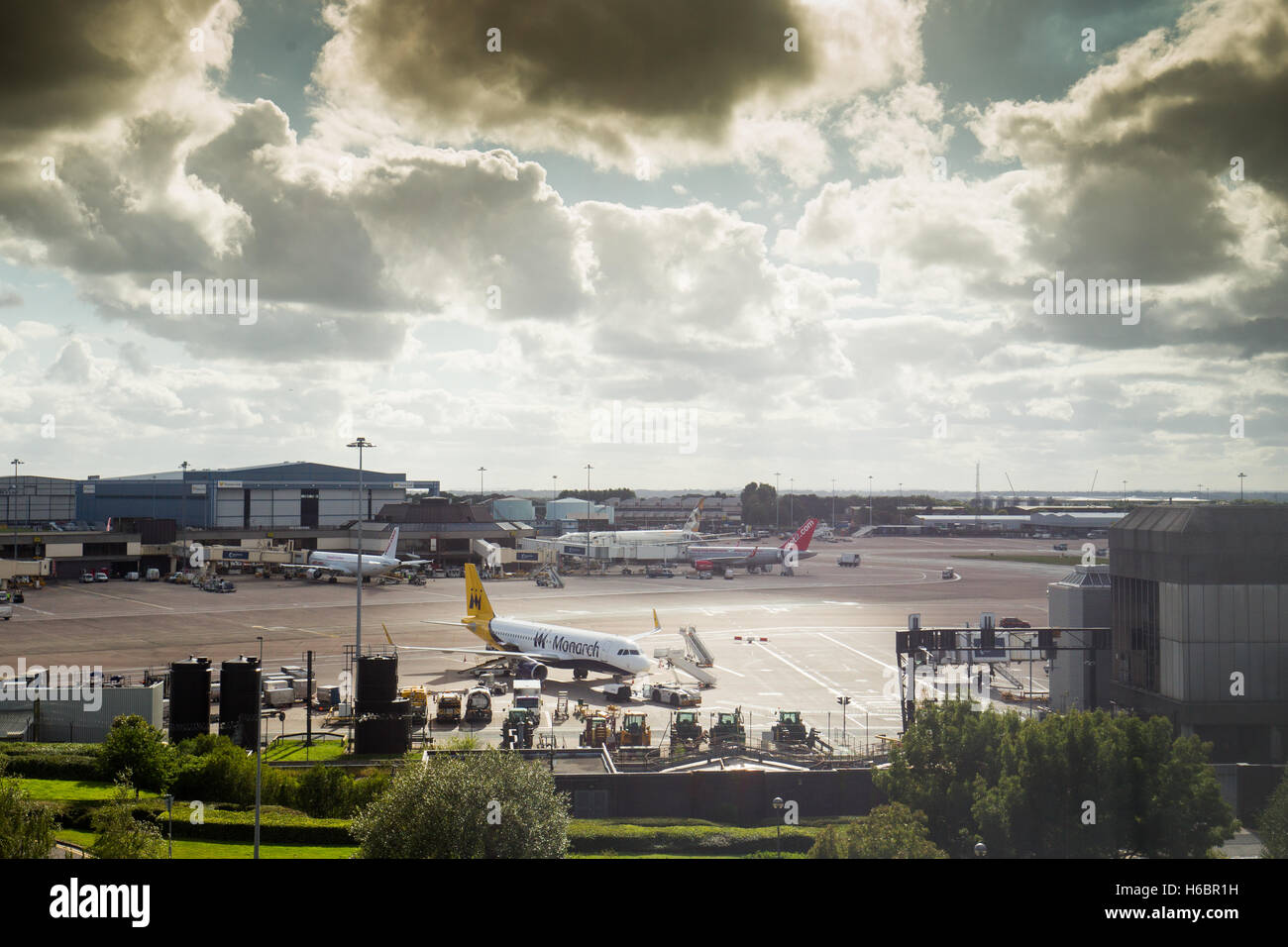 Manchester International Airport Terminal 1 viewed from the Radisson ...