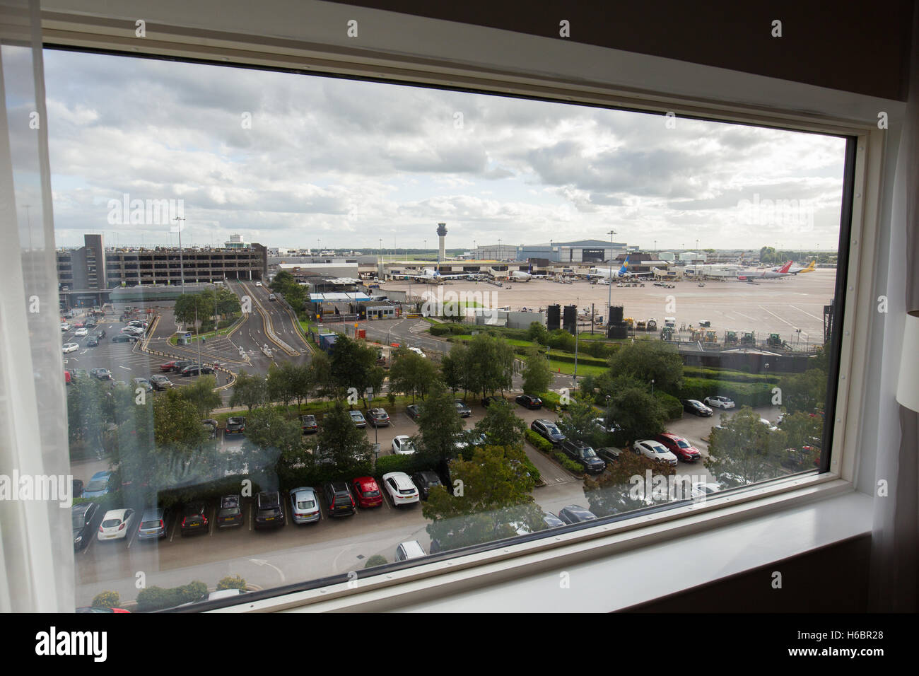 Manchester International Airport Terminal 1 viewed from the Radisson ...