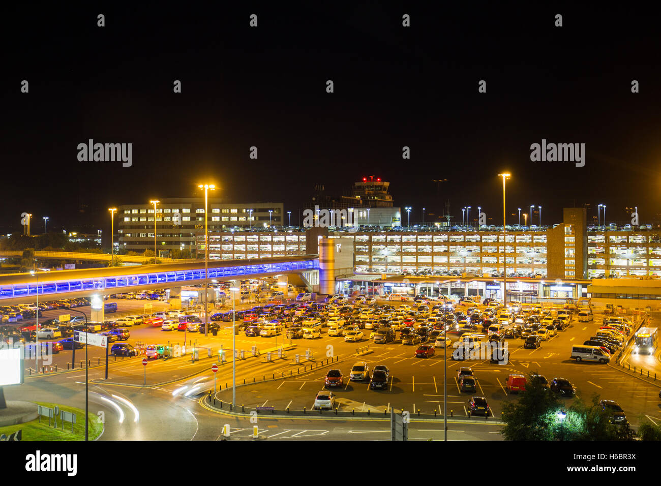 Manchester International Airport Terminal 1 viewed from the Radisson ...