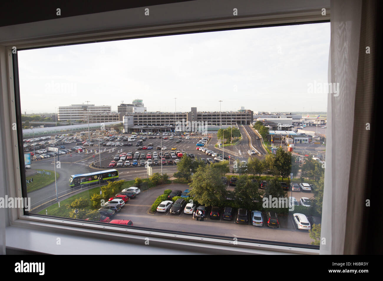 Manchester International Airport Terminal 1 viewed from the Radisson ...