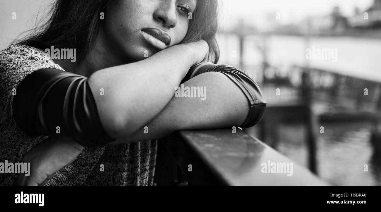 Depressive Disappionted Separation Pain Girl Concept Stock Photo - Alamy