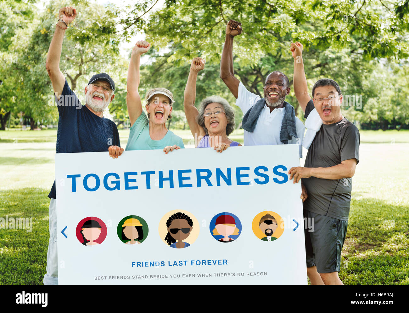 Friendship Togetherness Relationship Diversity People Concept Stock ...