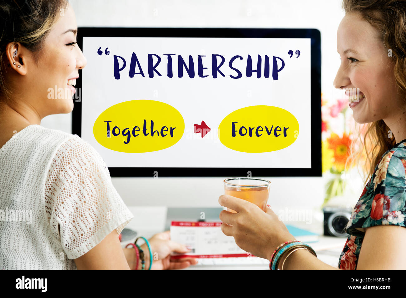 Best Friends Relationships Connecting Concept Stock Photo - Alamy