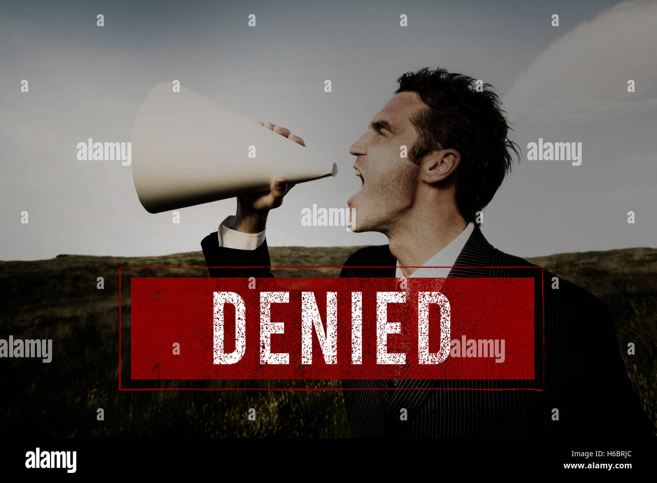 Denied Rejected Banned Failed Stamp Graphic Concept Stock Photo - Alamy