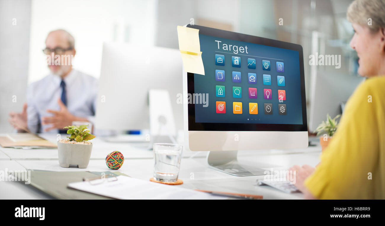 Application Business Communication Graphic Concept Stock Photo - Alamy