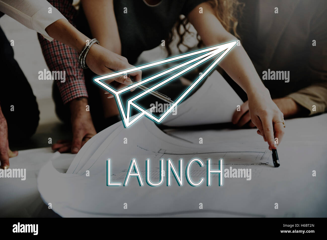 Business Startup Strategy Launch Concept Stock Photo - Alamy