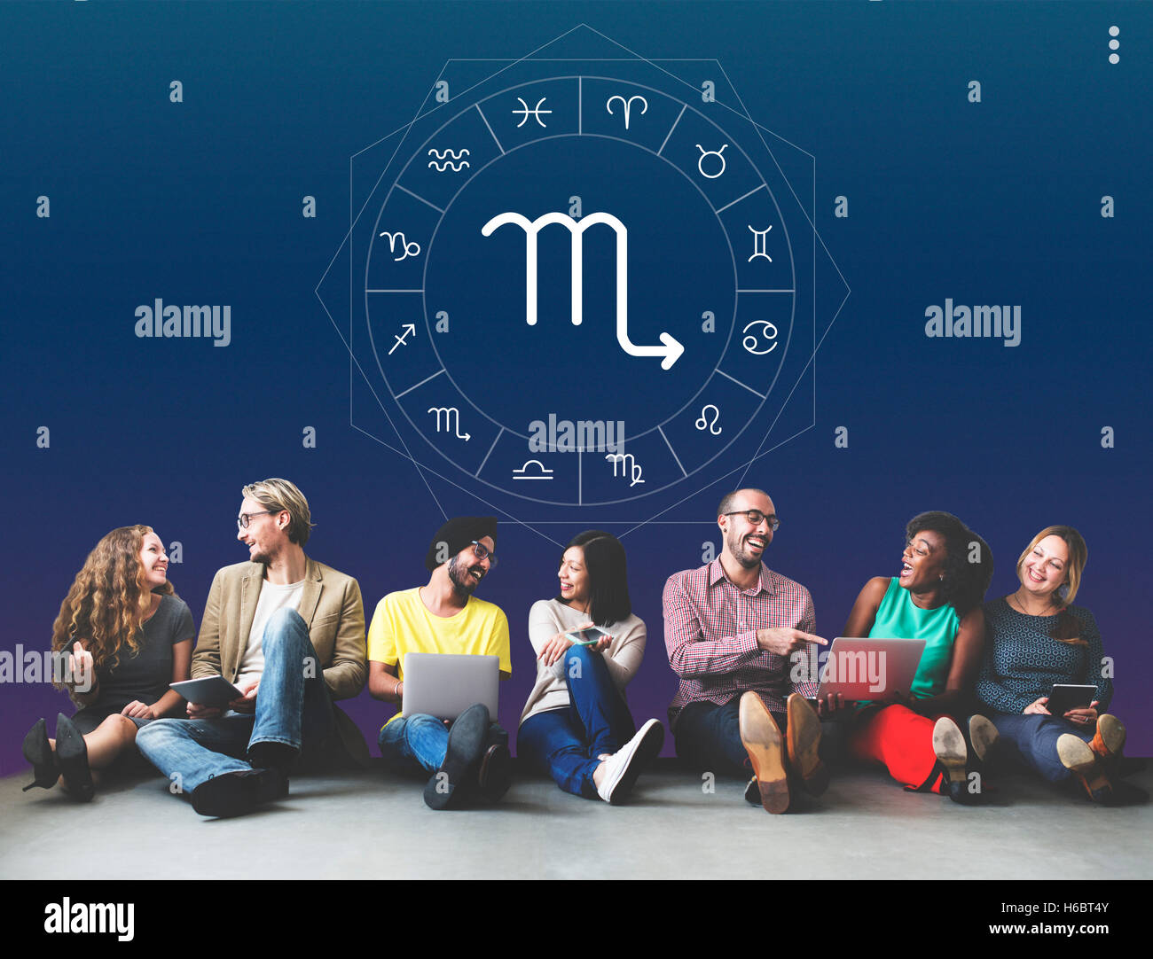 Scorpio Symbol Horoscope Zodiac Graphic Concept Stock Photo - Alamy