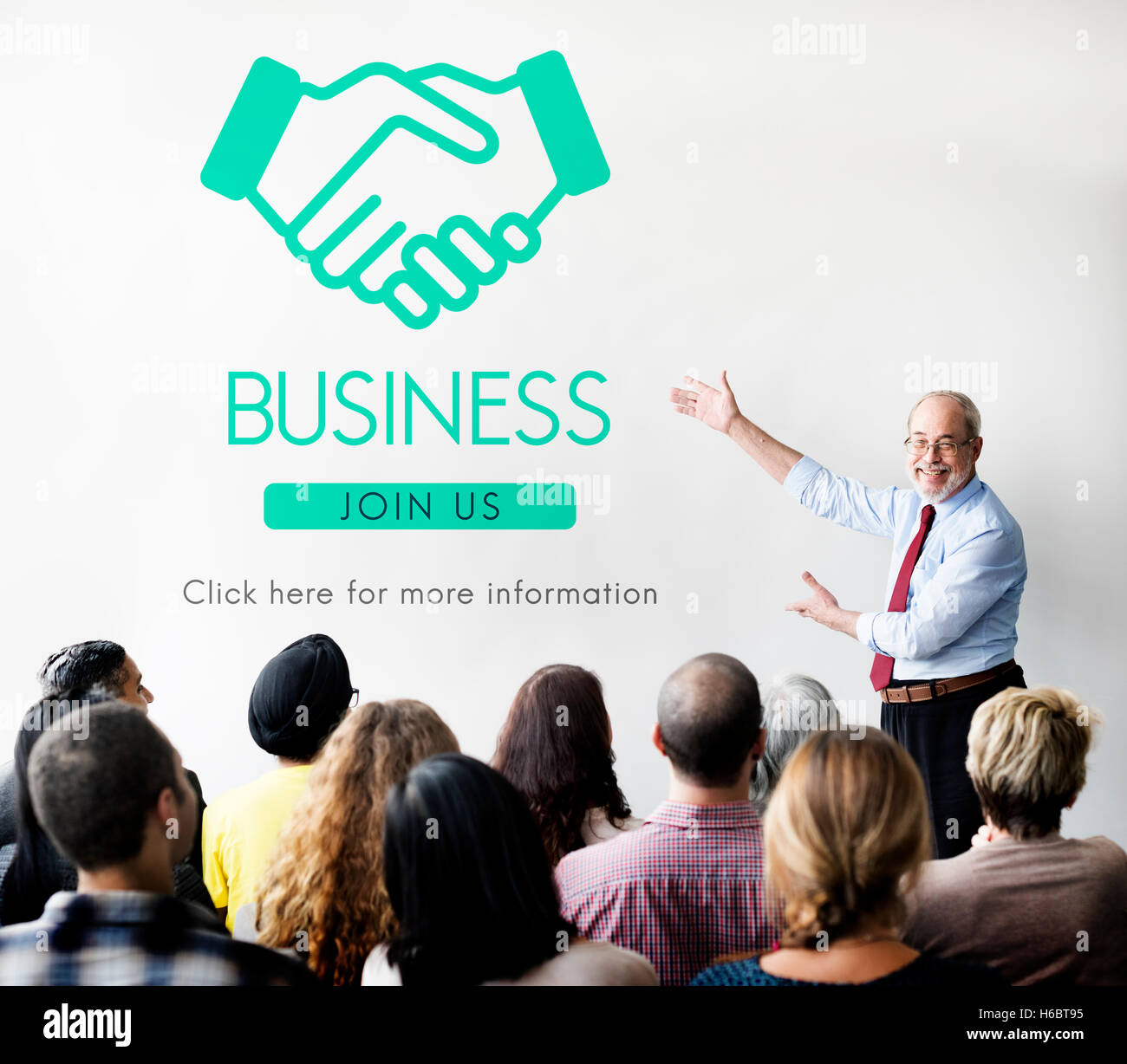 Business Organization Handshake Graphics Concept Stock Photo - Alamy