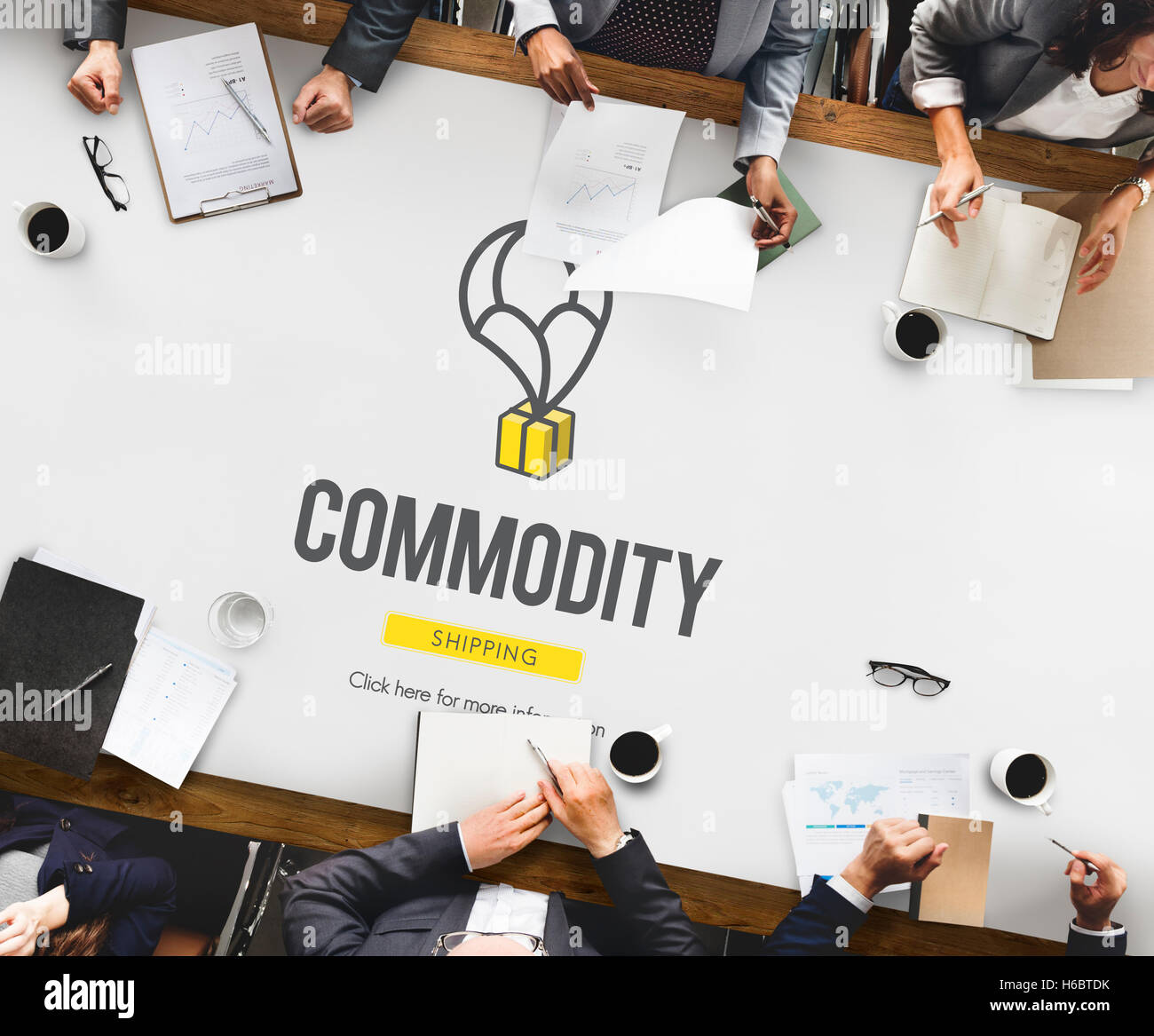 Commodity Distribution Freight Industrial Trade Concept Stock Photo - Alamy