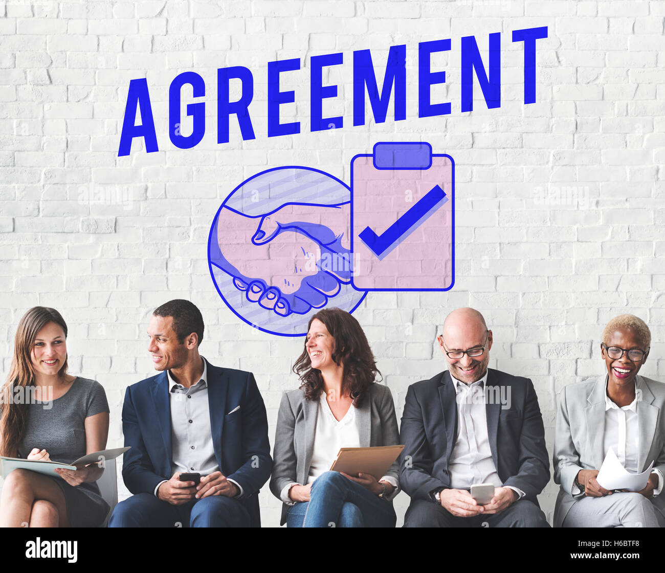 Business Agreement Deal Handshake Graphic Concept Stock Photo - Alamy