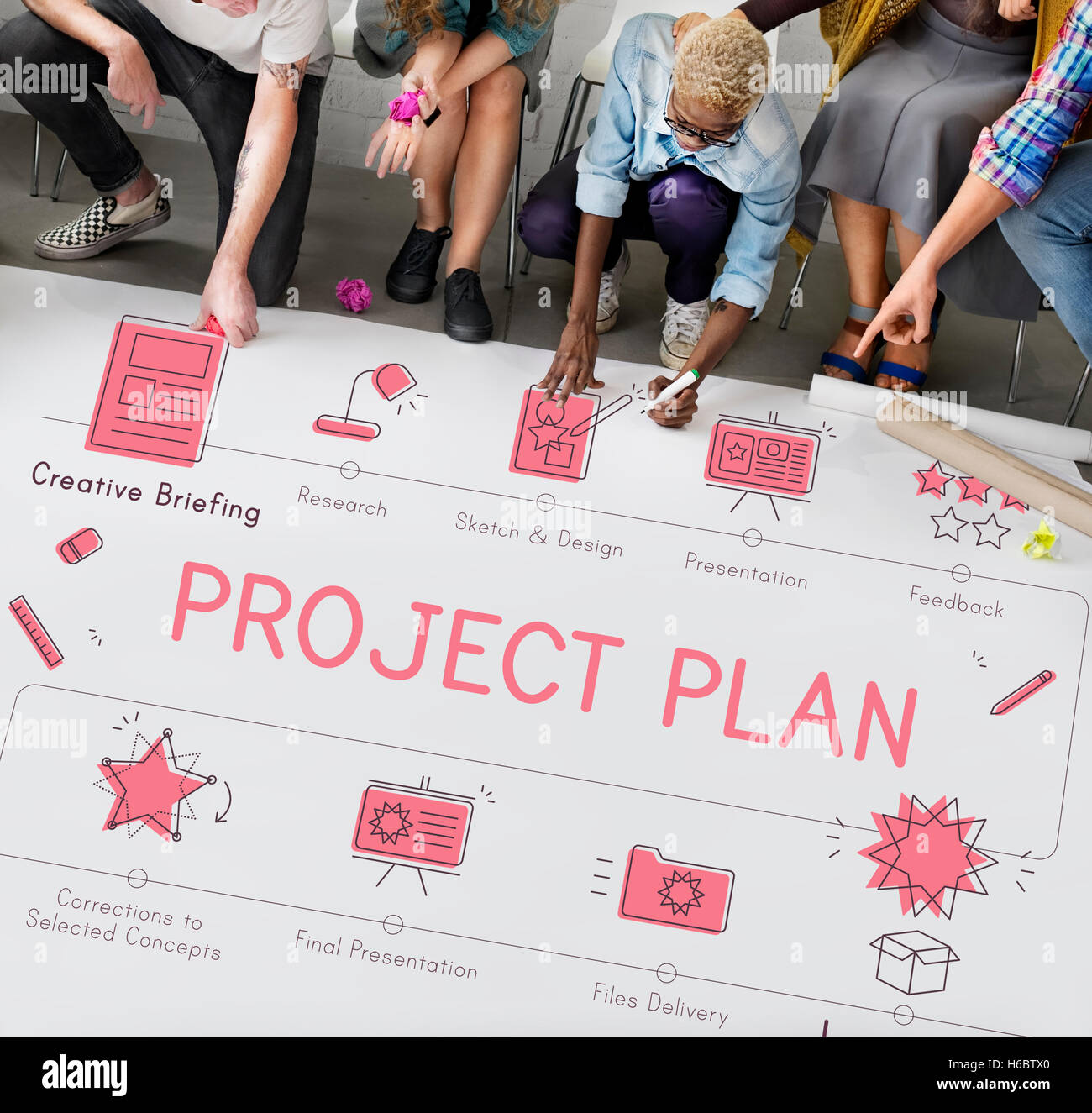 Design Development Visualize Creativity Concept Stock Photo - Alamy