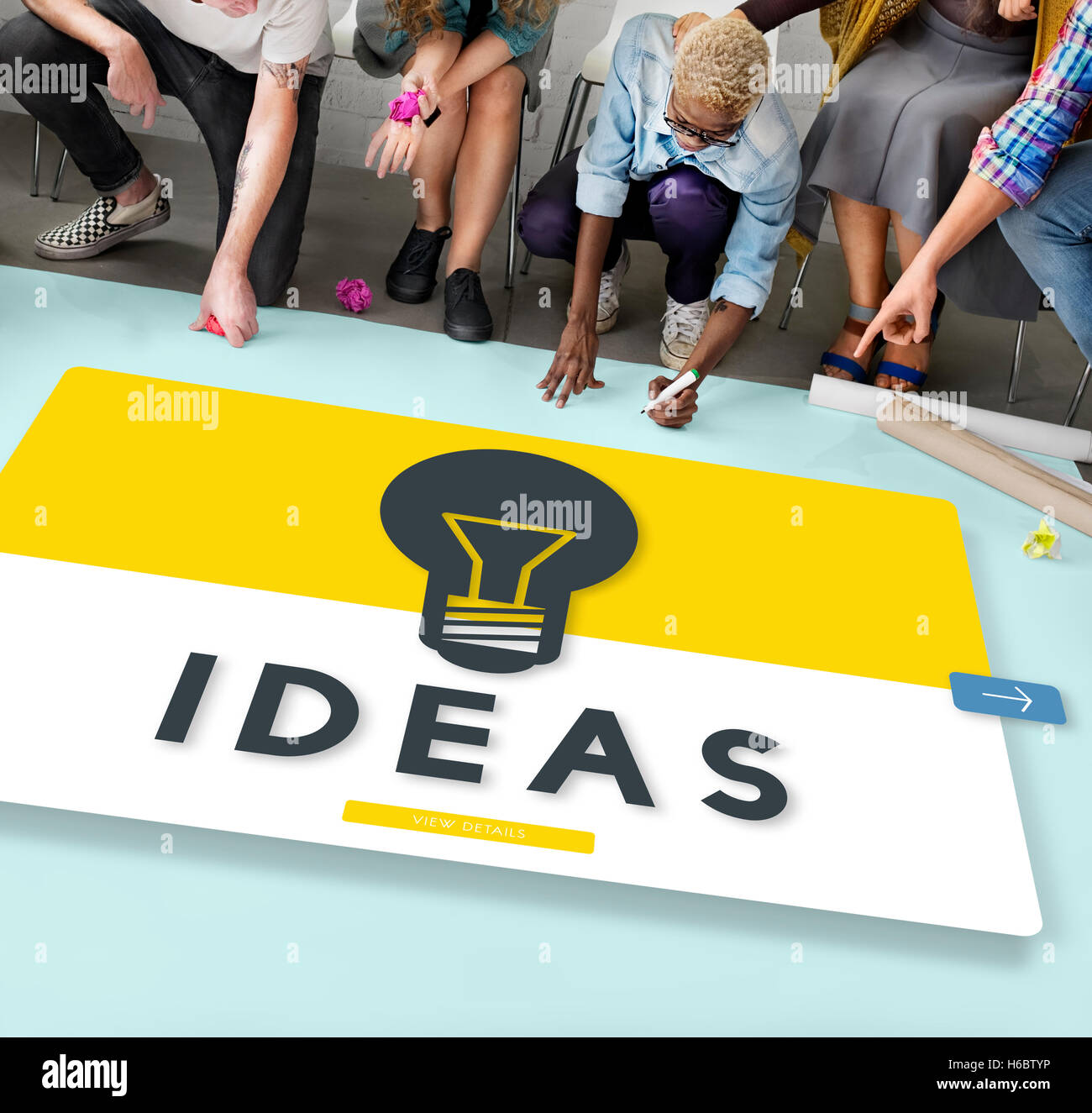 Light Bulb Ideas Creation Graphic Concept Stock Photo - Alamy