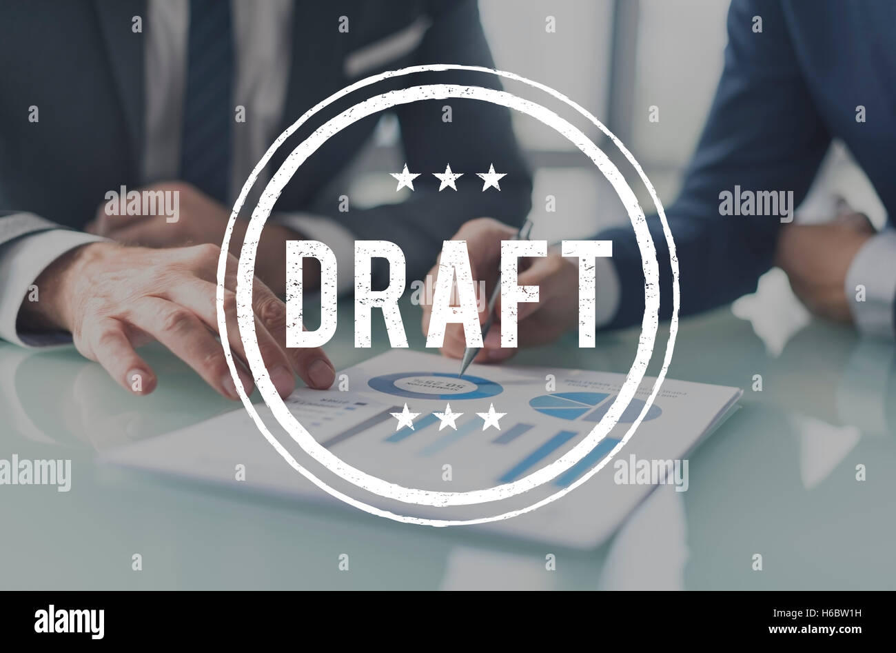 Draft Sketch Design Preview Structure Template Concept Stock Photo - Alamy
