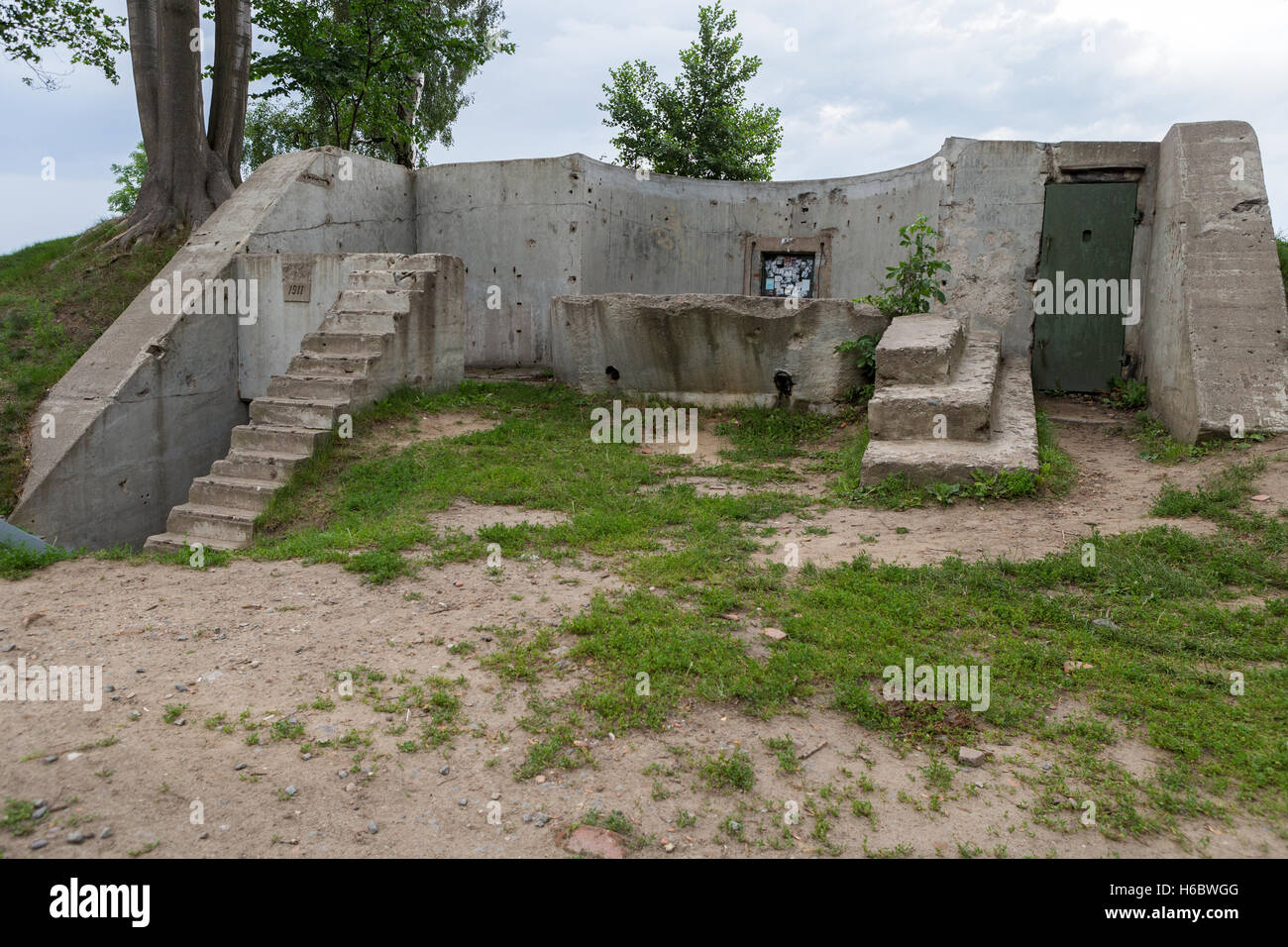 Bunker, Westerplatte Peninsula, where WW2 started, Gdansk, Poland Stock ...
