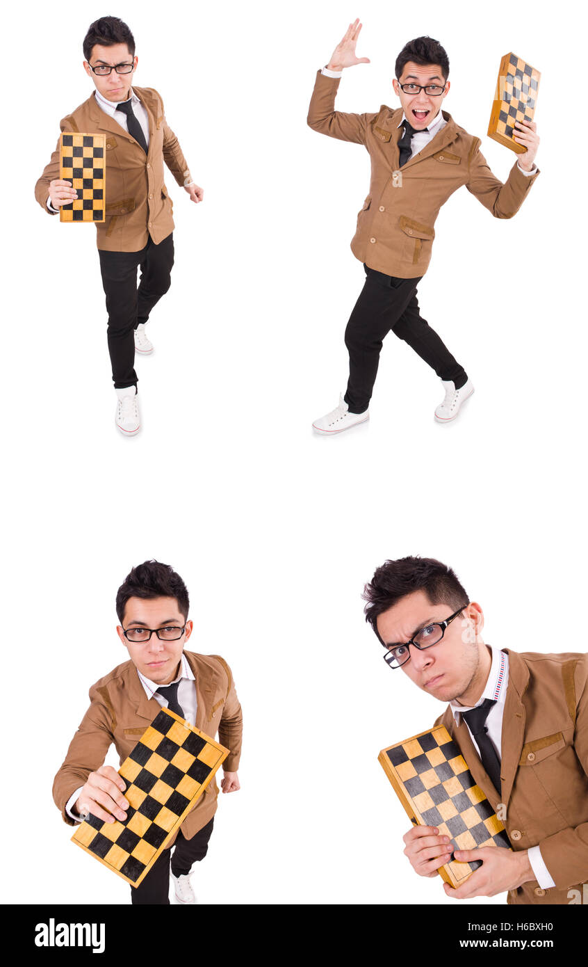 Chess player posing hi-res stock photography and images - Alamy