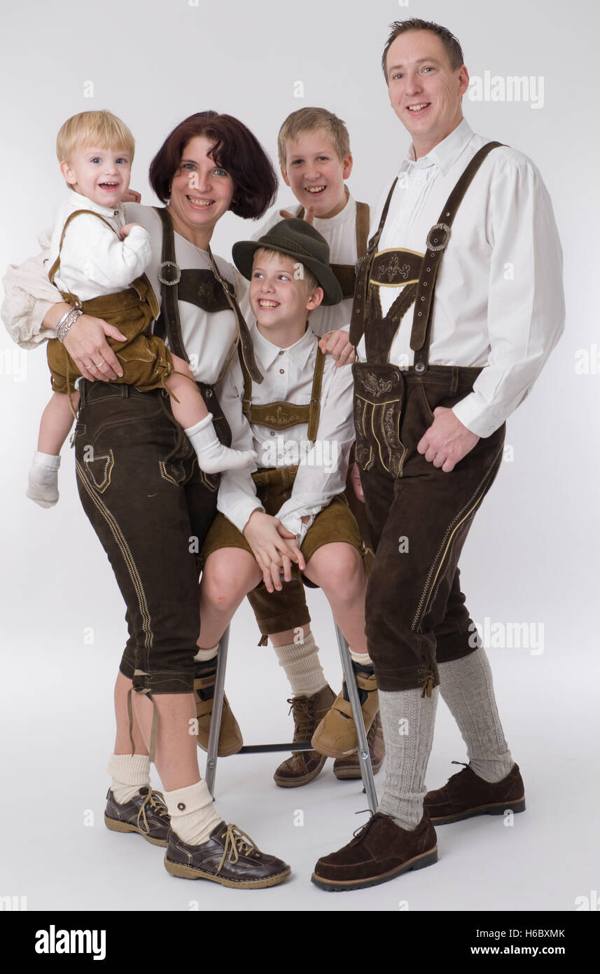 Family wearing traditional clothes hi-res stock photography and images ...