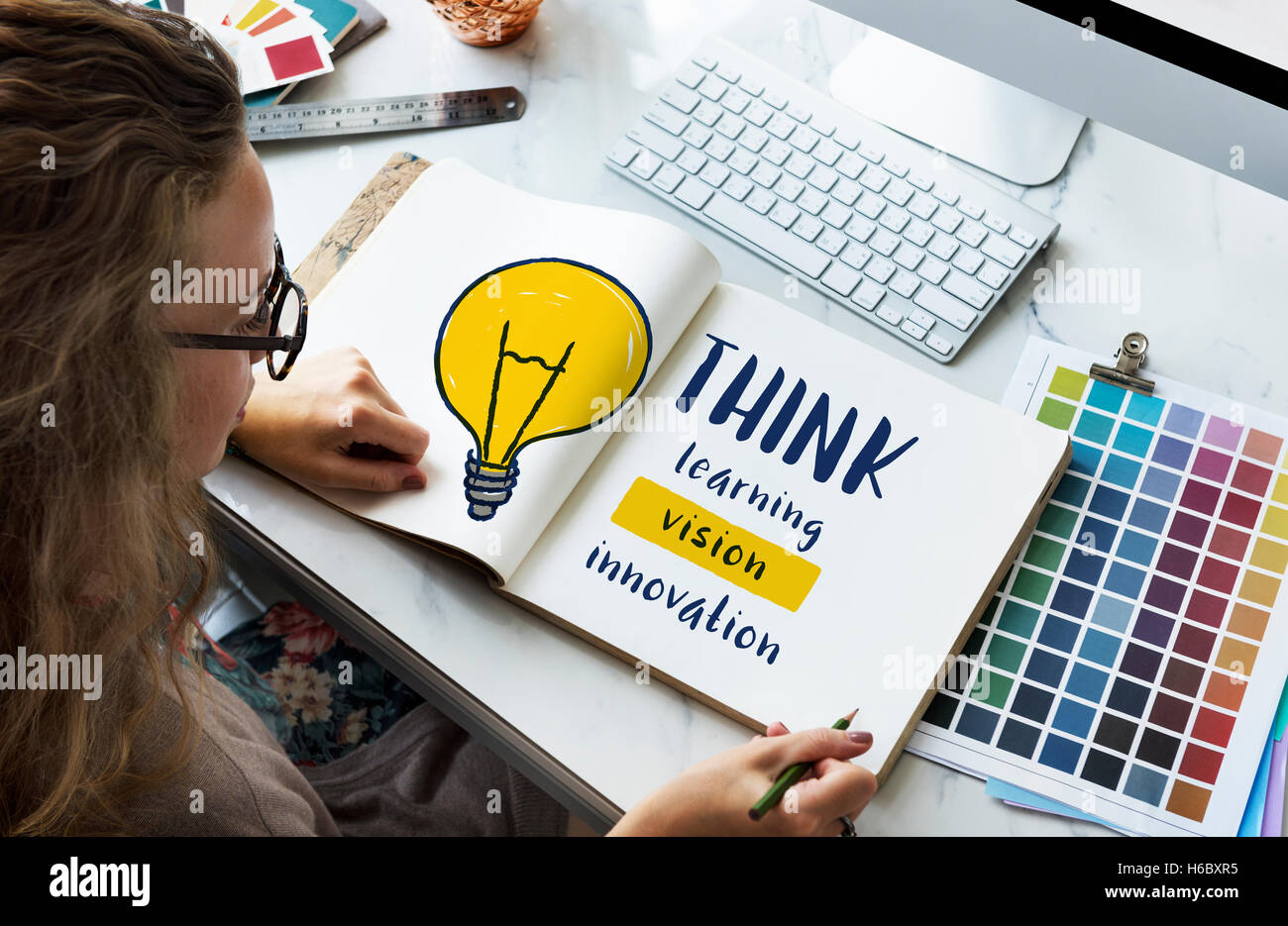Creative Think Invention Inspiration Concept Stock Photo - Alamy