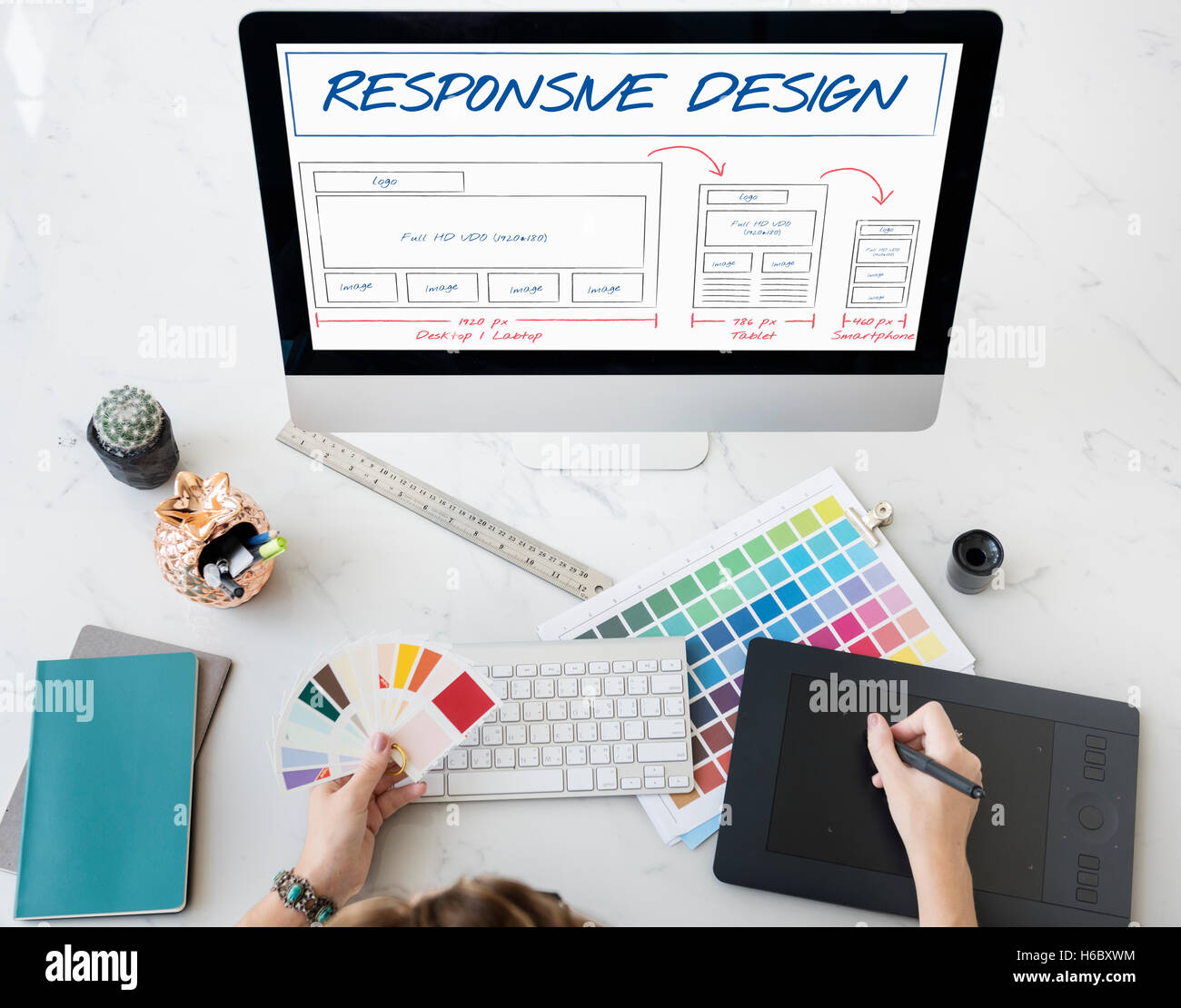 Web Layout Content Coding Template Data Design Concept Stock Photo - Alamy