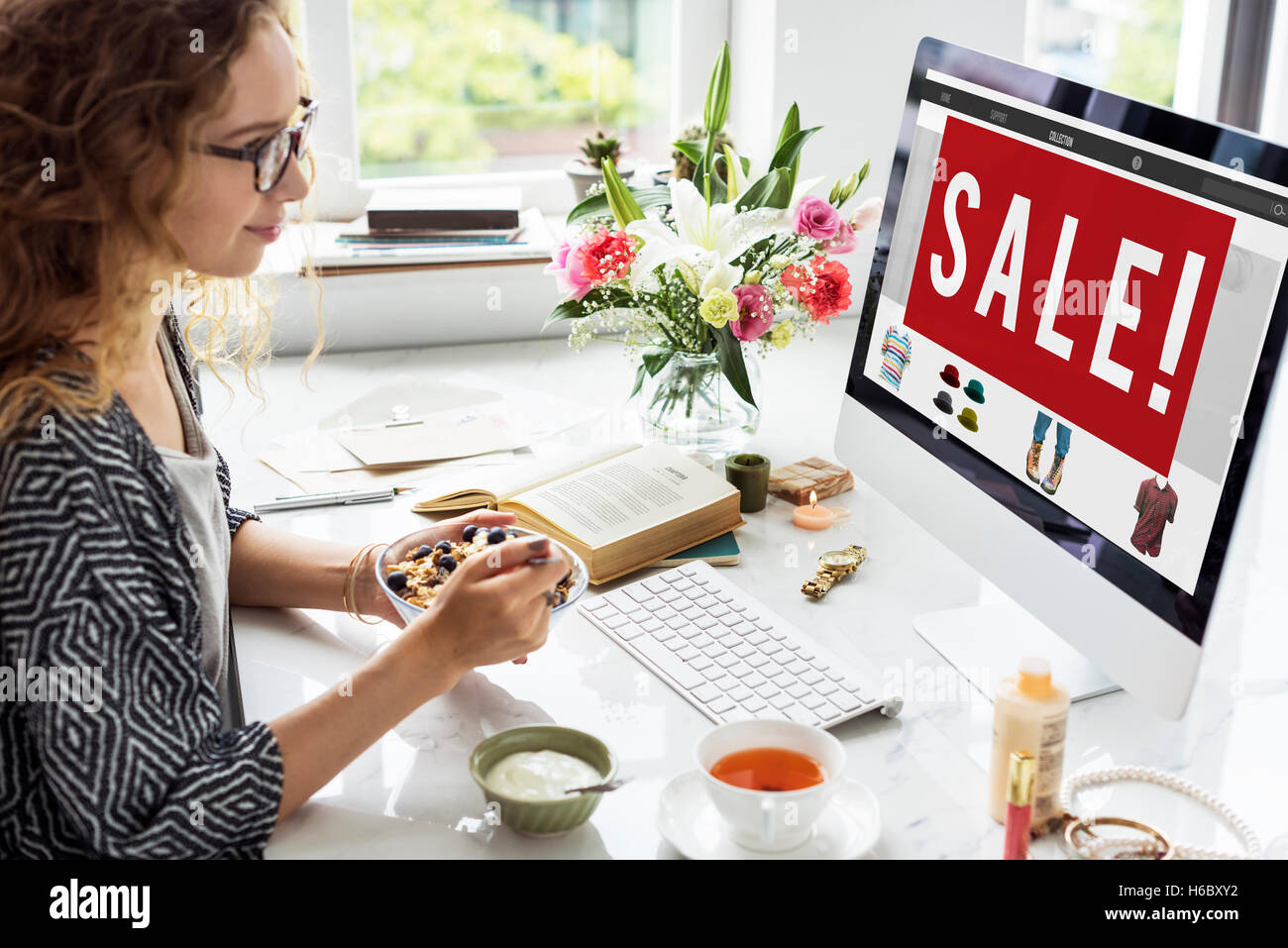 Sale Discount Promotion Marketing Graphic Concept Stock Photo - Alamy