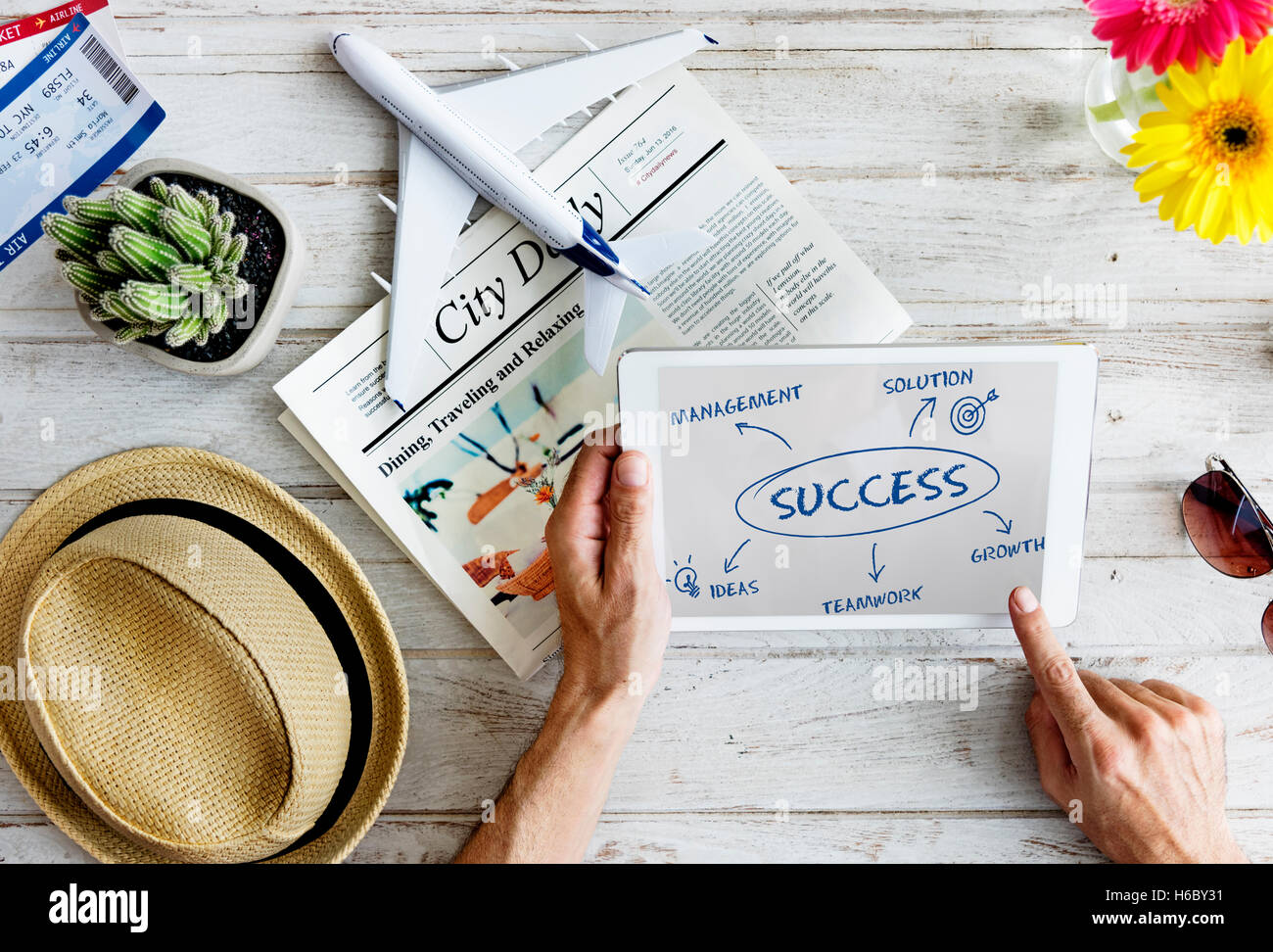 Business Growth Strategy Concept Stock Photo - Alamy