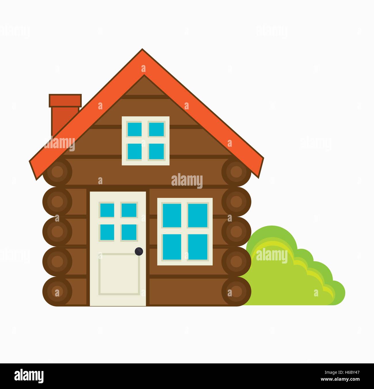 log cabin camping icon Stock Vector Image & Art - Alamy