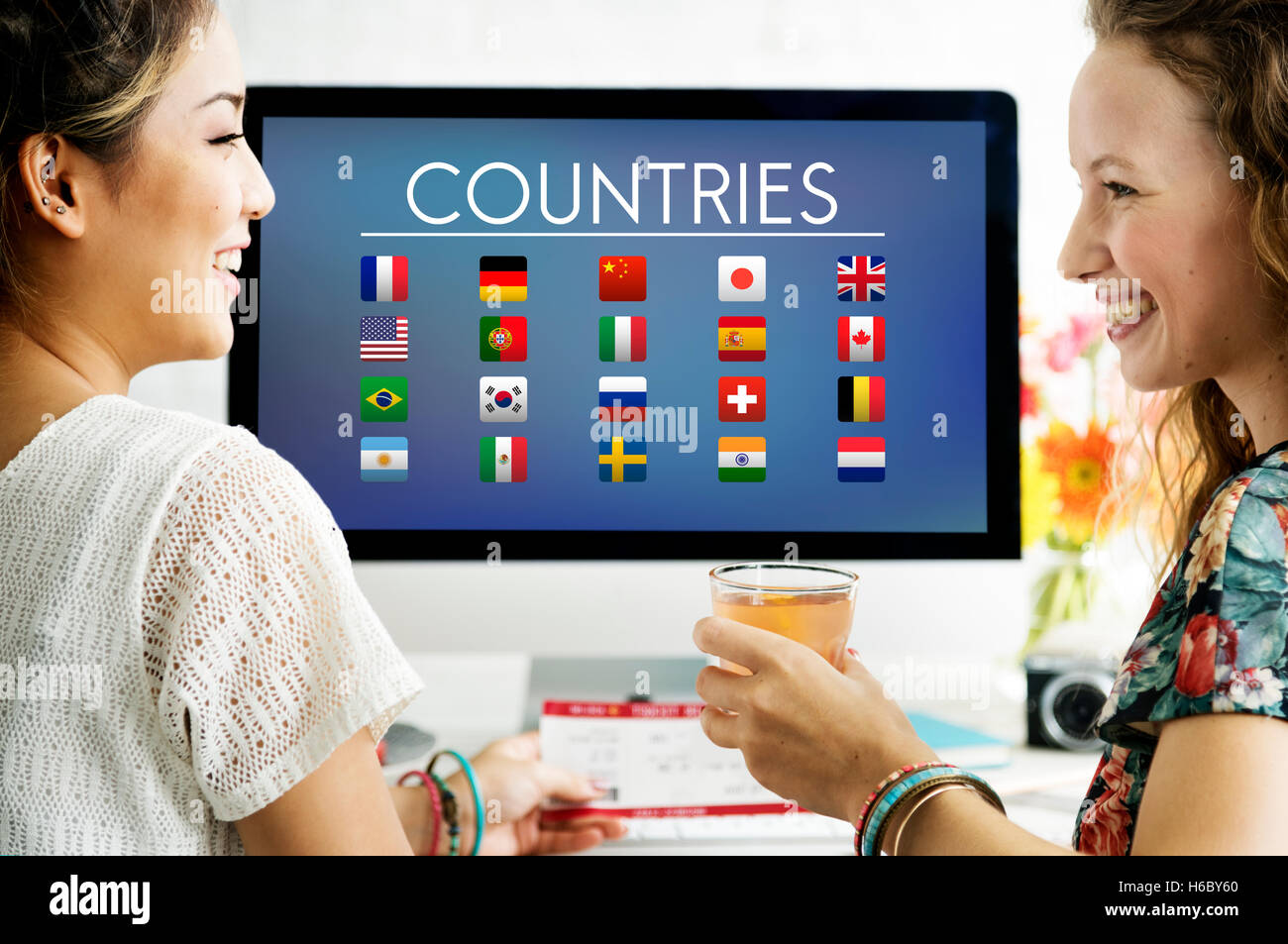 Flag Countries Foreign International Symbol Concept Stock Photo - Alamy