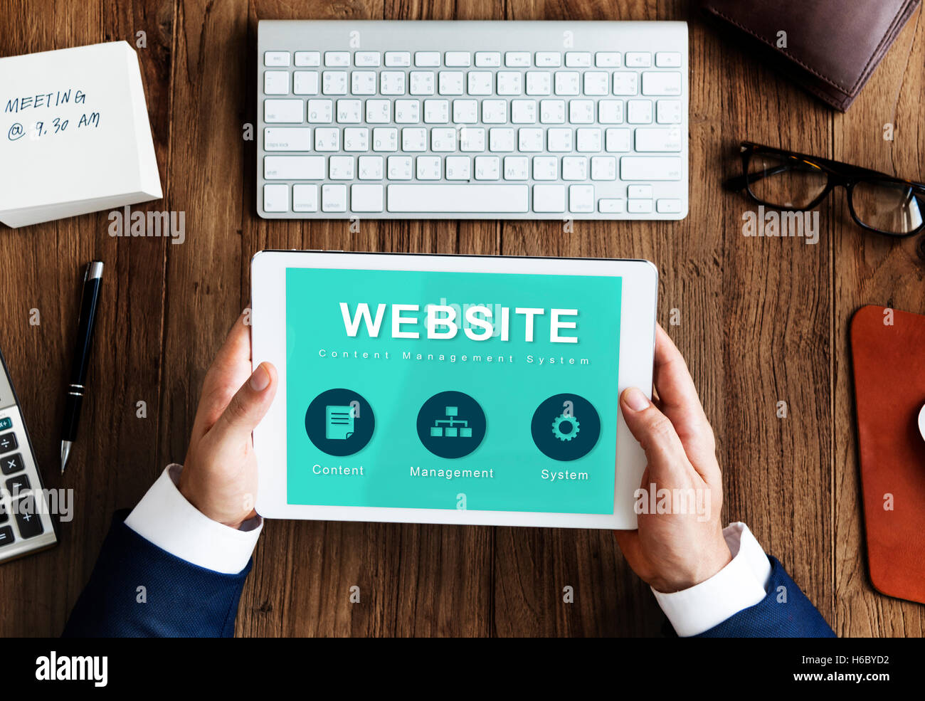 Website Development Data Network Concept Stock Photo - Alamy