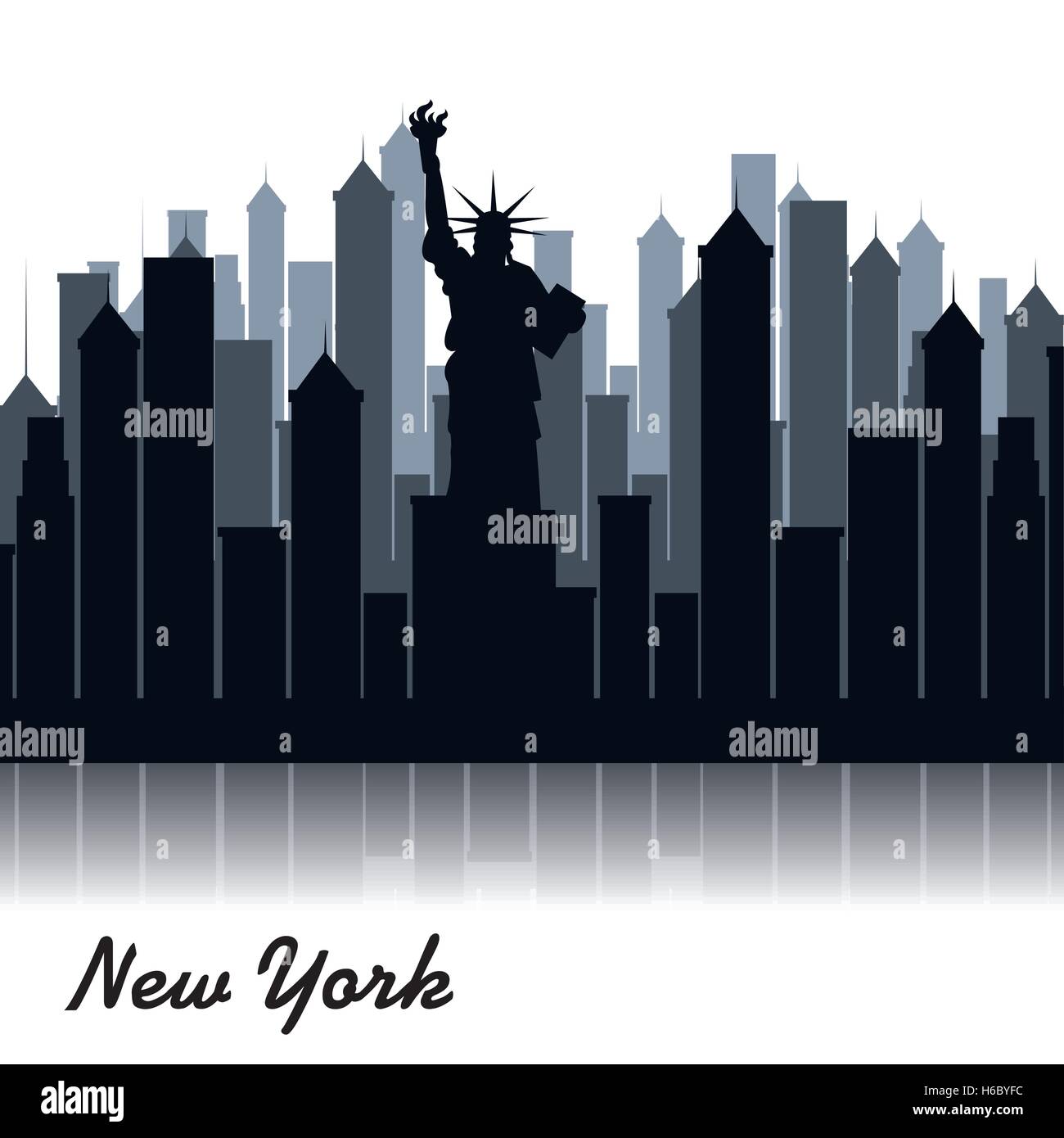 new york city cityscape Stock Vector Image & Art - Alamy
