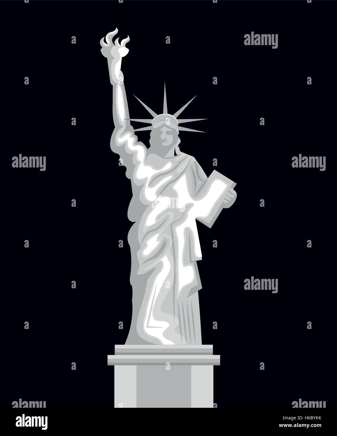 liberty statue american emblem Stock Vector Image & Art - Alamy