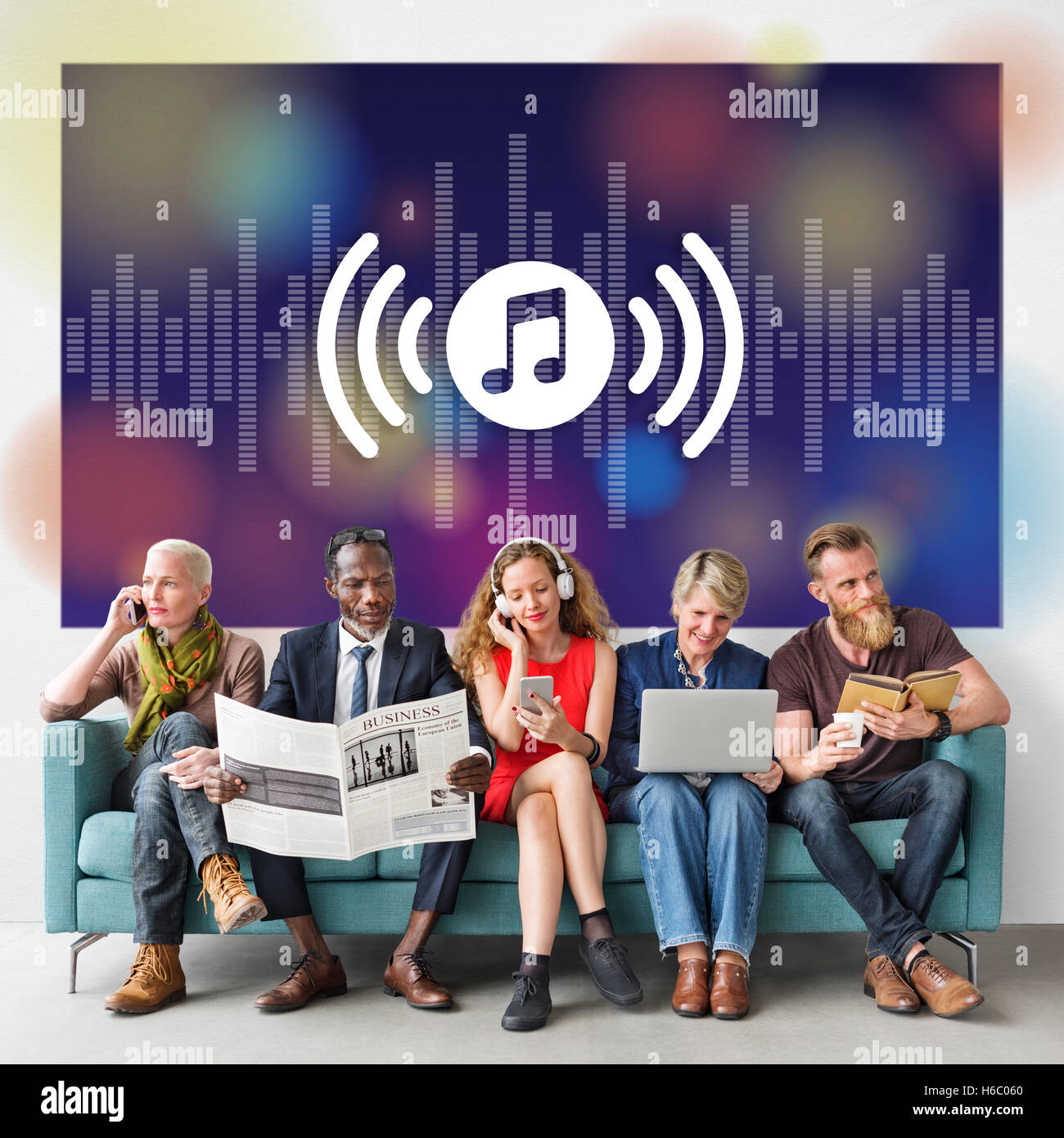 Social Media Entertainment Lifestyle Graphic Concept Stock Photo - Alamy