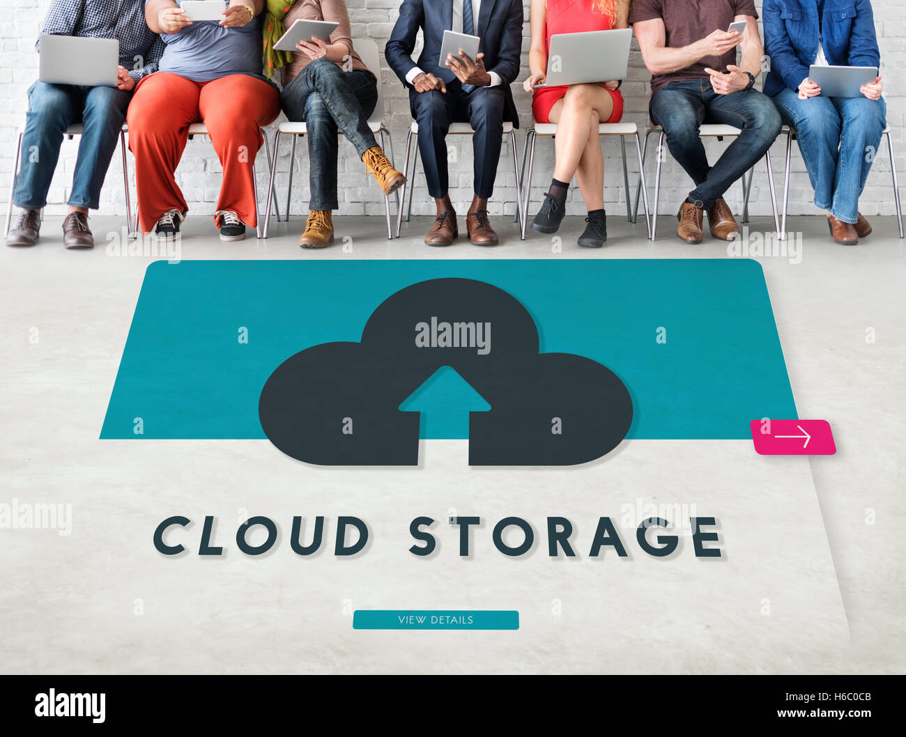 Cloud Backup Upload Transfer Sync Graphic Concept Stock Photo - Alamy