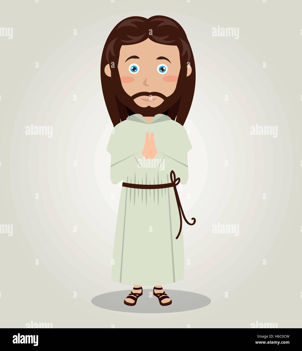 Jesus christ blue eyes Stock Vector Images - Alamy