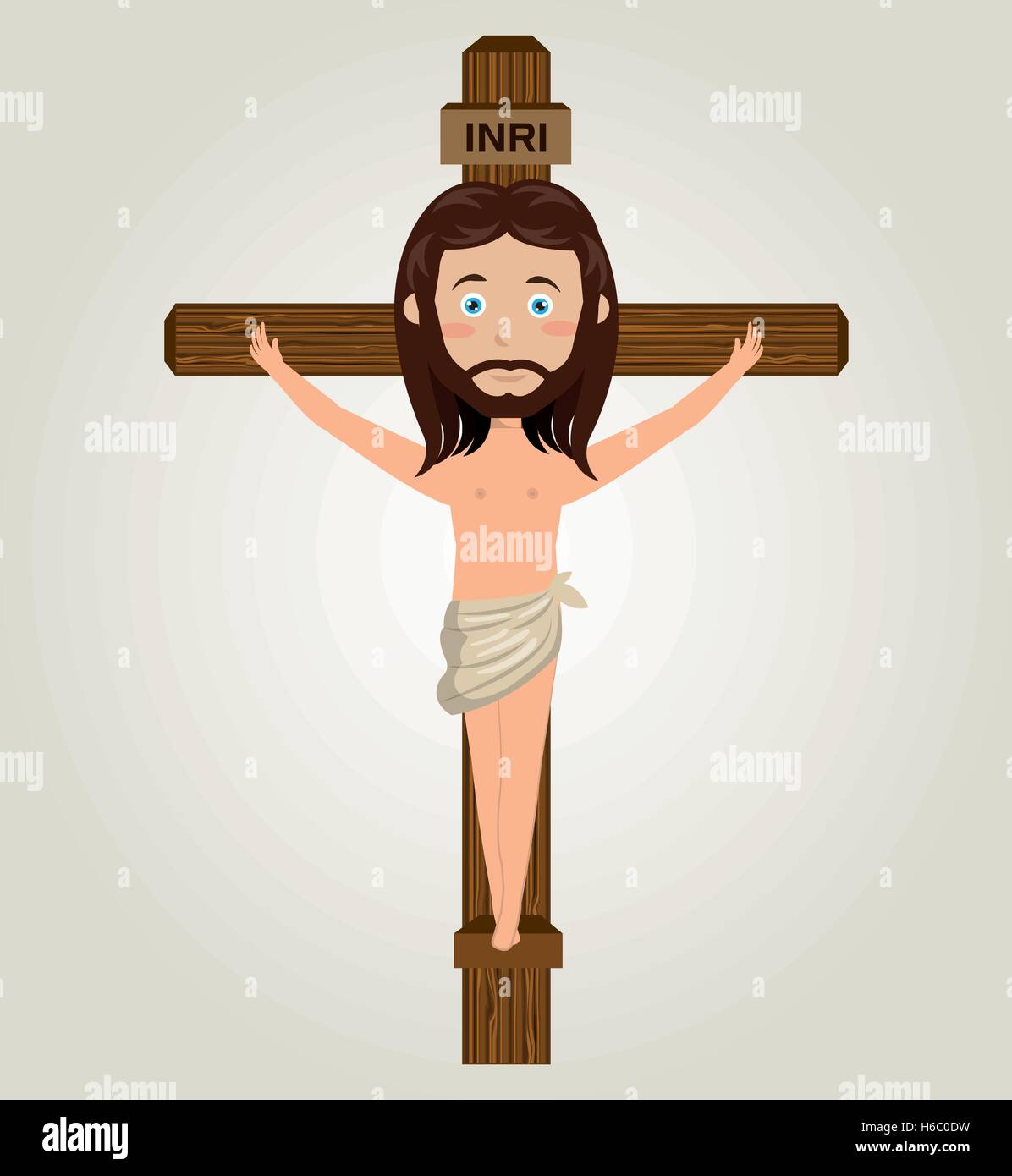 Jesus christ cross crucified desing isolated Stock Vector Image & Art - Alamy