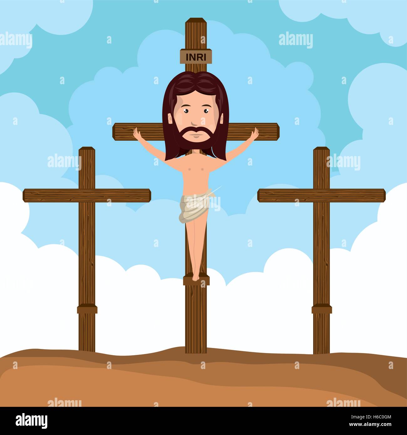Death Of Jesus Drawing Stock Photos & Death Of Jesus Drawing Stock ...