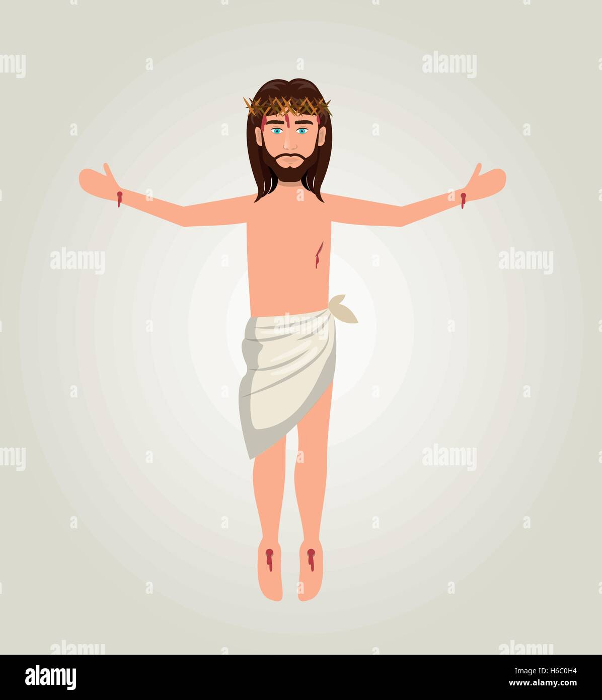 cartoon jesus christ ascension design Stock Vector Image & Art - Alamy