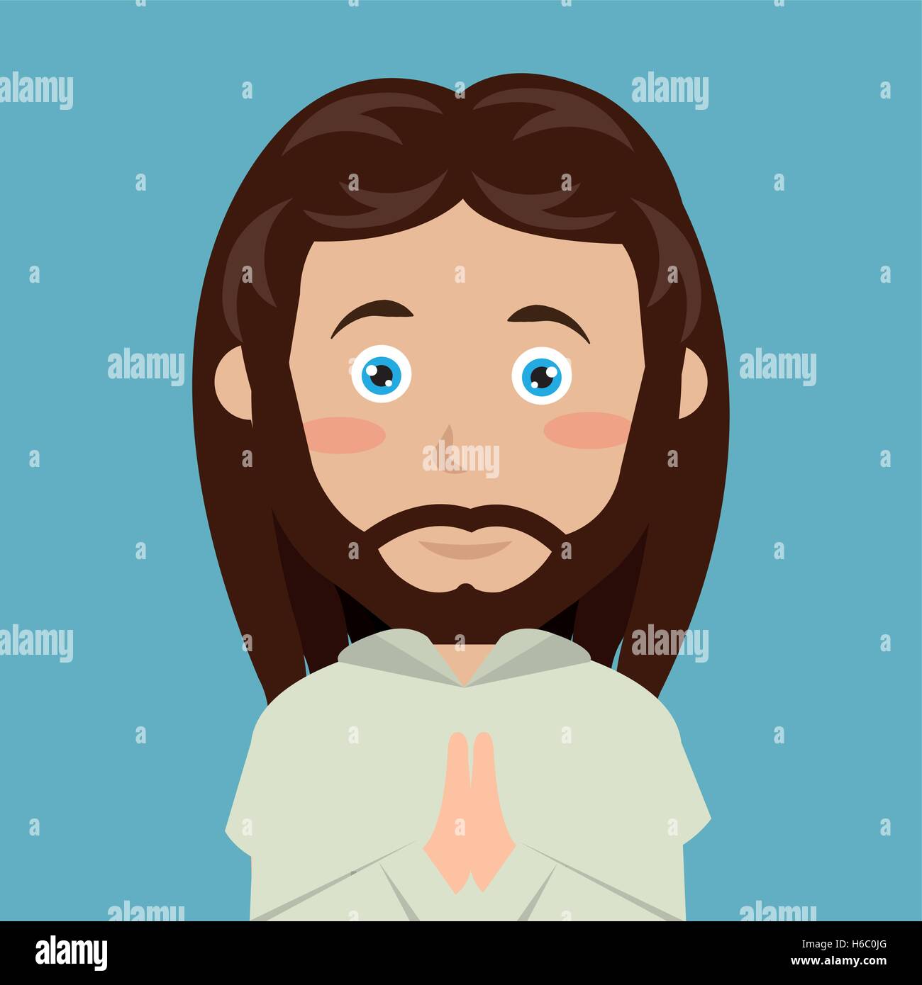 Jesus Cartoon Face
