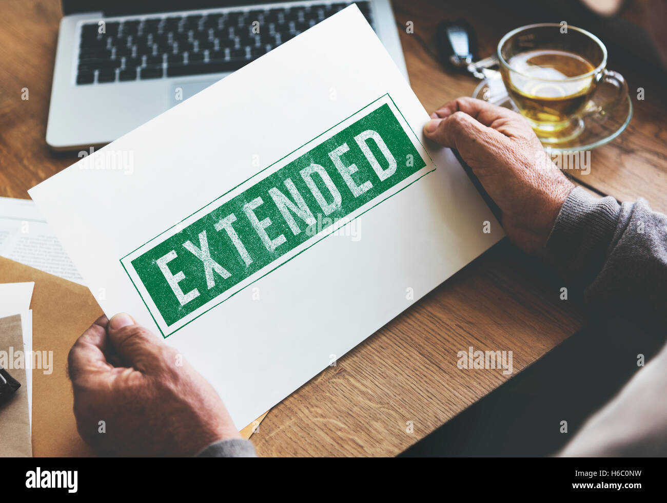 Extended Expand Growth Linked Media Vision Concept Stock Photo - Alamy