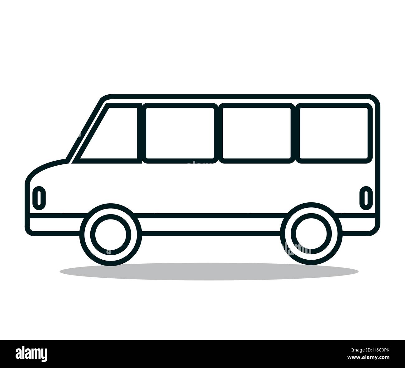 bus service public isolated icon design Stock Vector Image & Art - Alamy