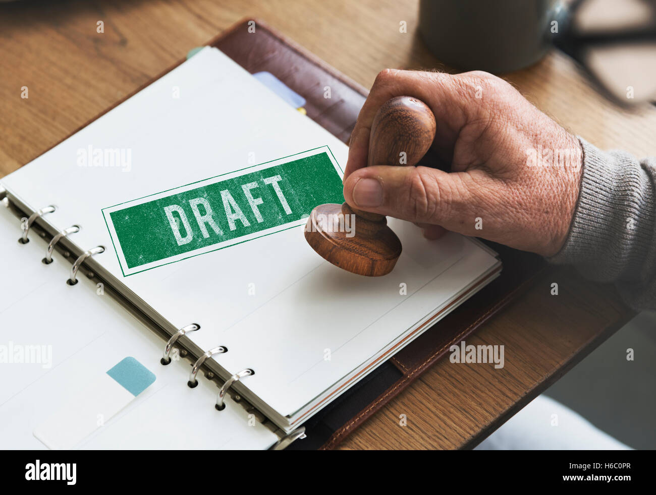 Draft Sketch Design Preview Structure Template Concept Stock Photo - Alamy