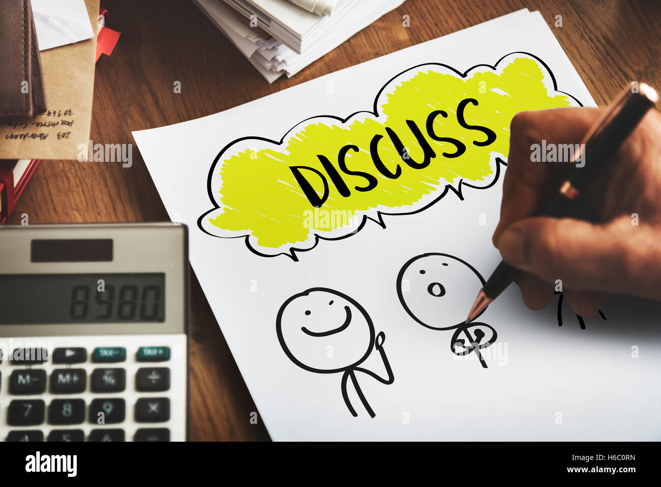 Communication Creative Thinking Ideas Concept Stock Photo - Alamy