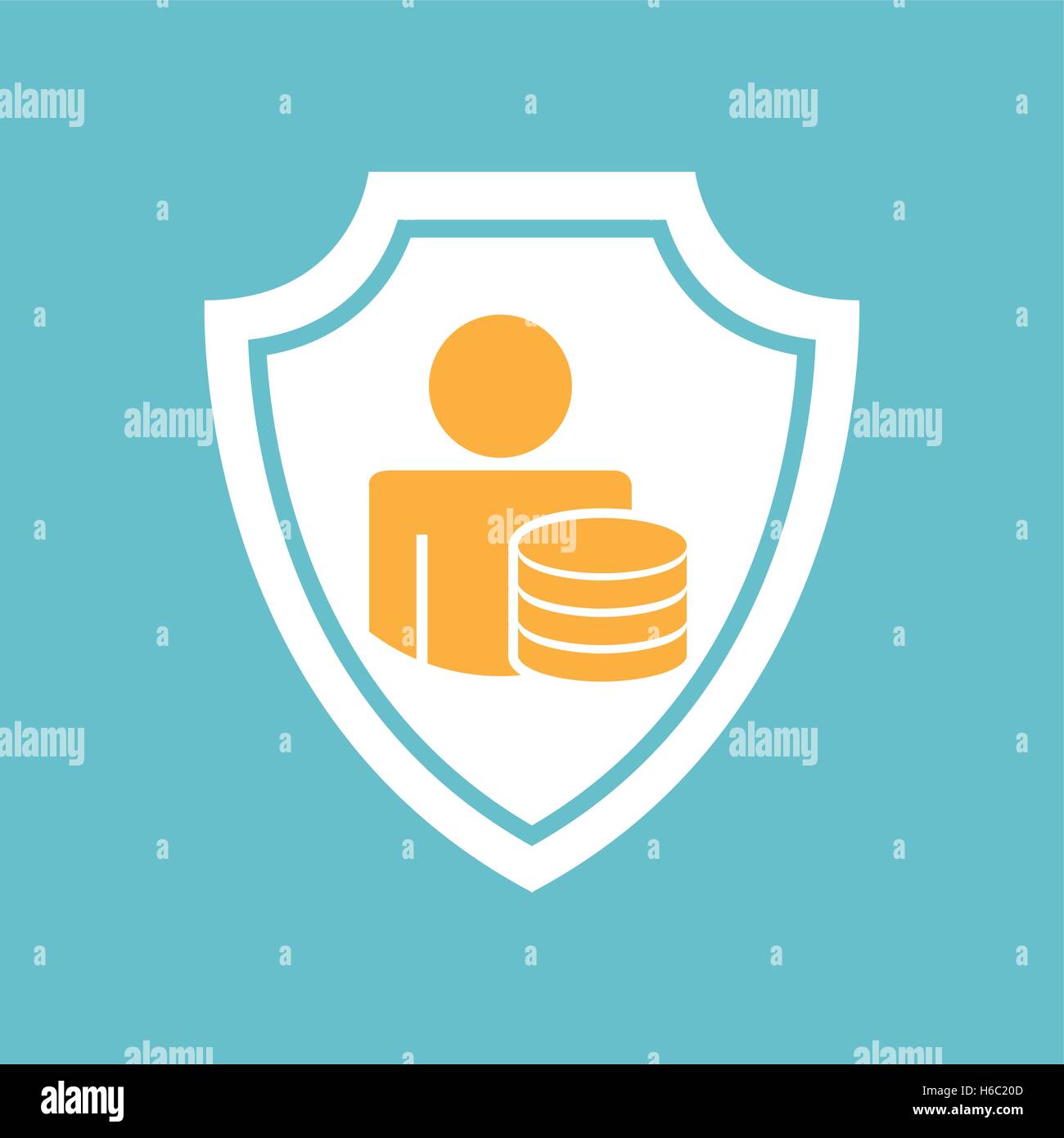man with coins icon Stock Vector Image & Art - Alamy