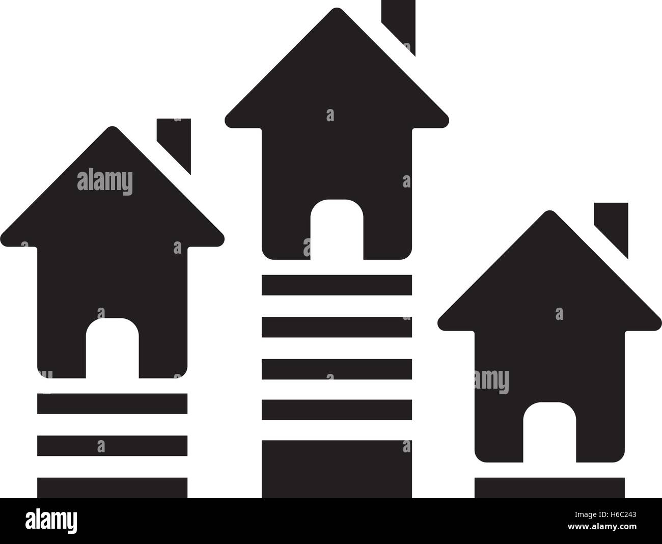 Isolated house and home design Stock Vector Image & Art - Alamy