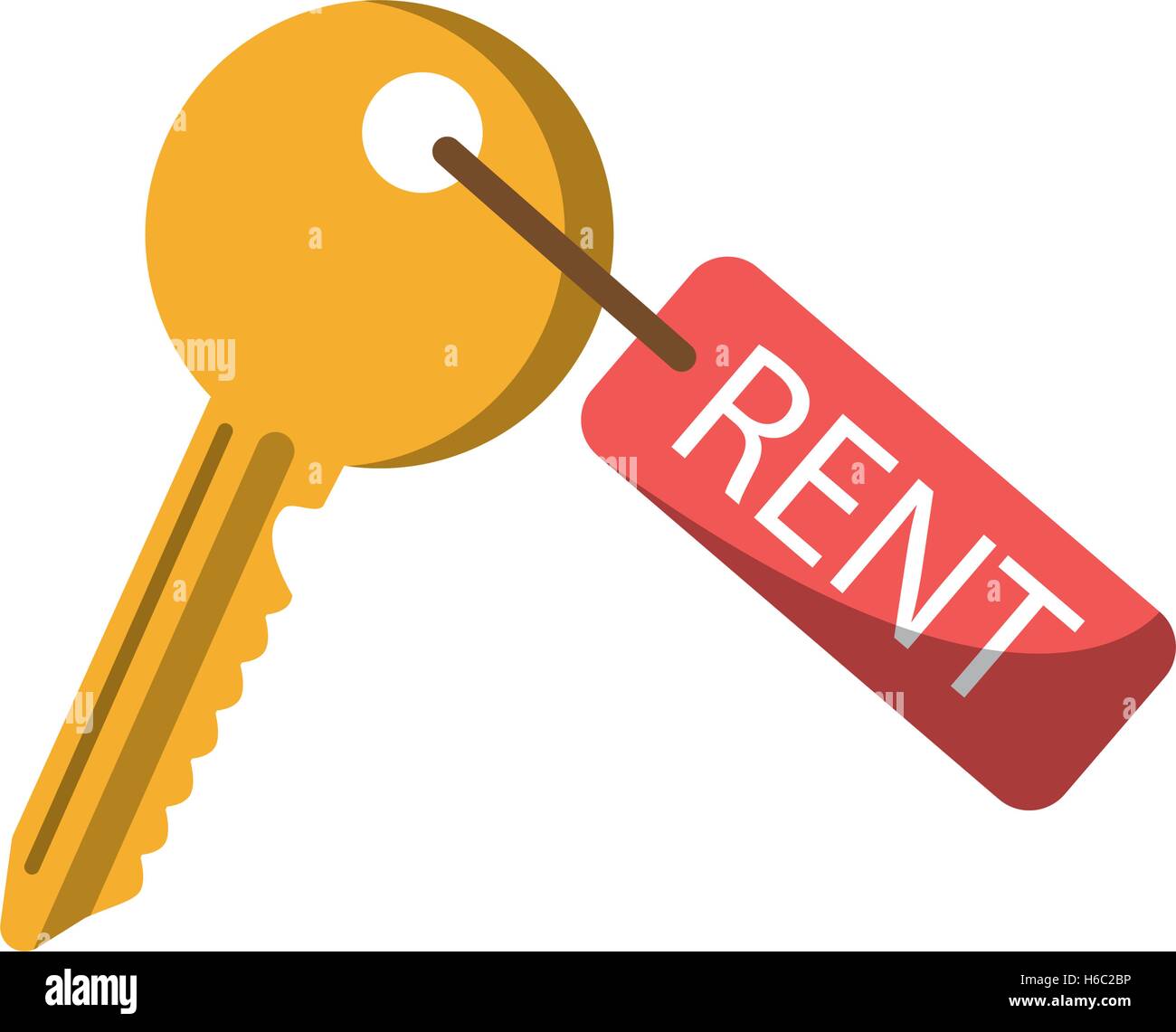Isolated rent key design Stock Vector Image & Art - Alamy