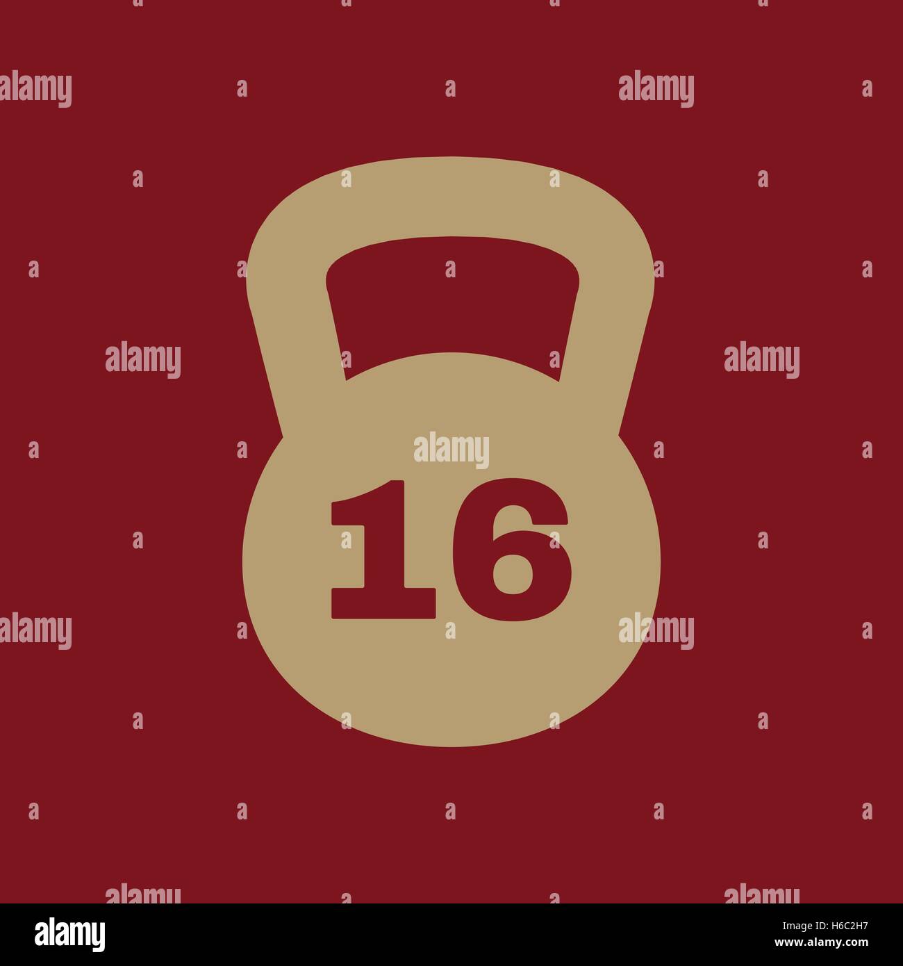 The dumbbell icon. Weight symbol. Flat Stock Vector Image & Art - Alamy