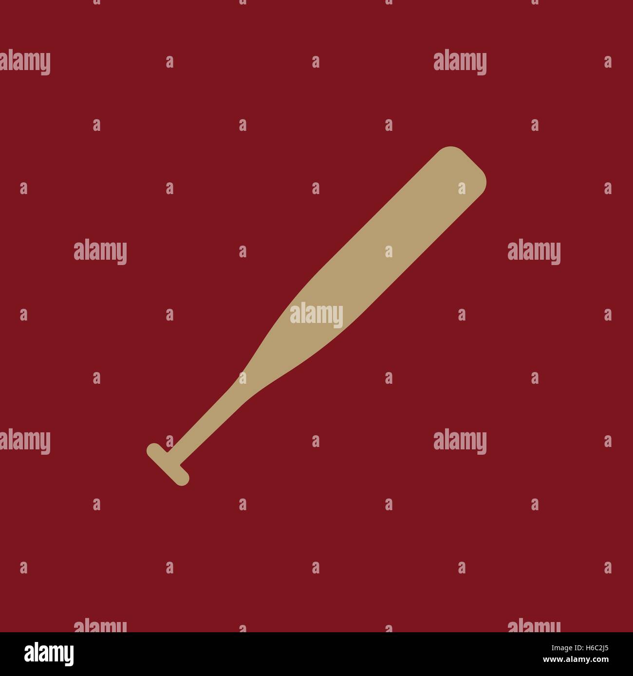 The baseball icon. Game symbol. Flat Stock Vector Image & Art - Alamy