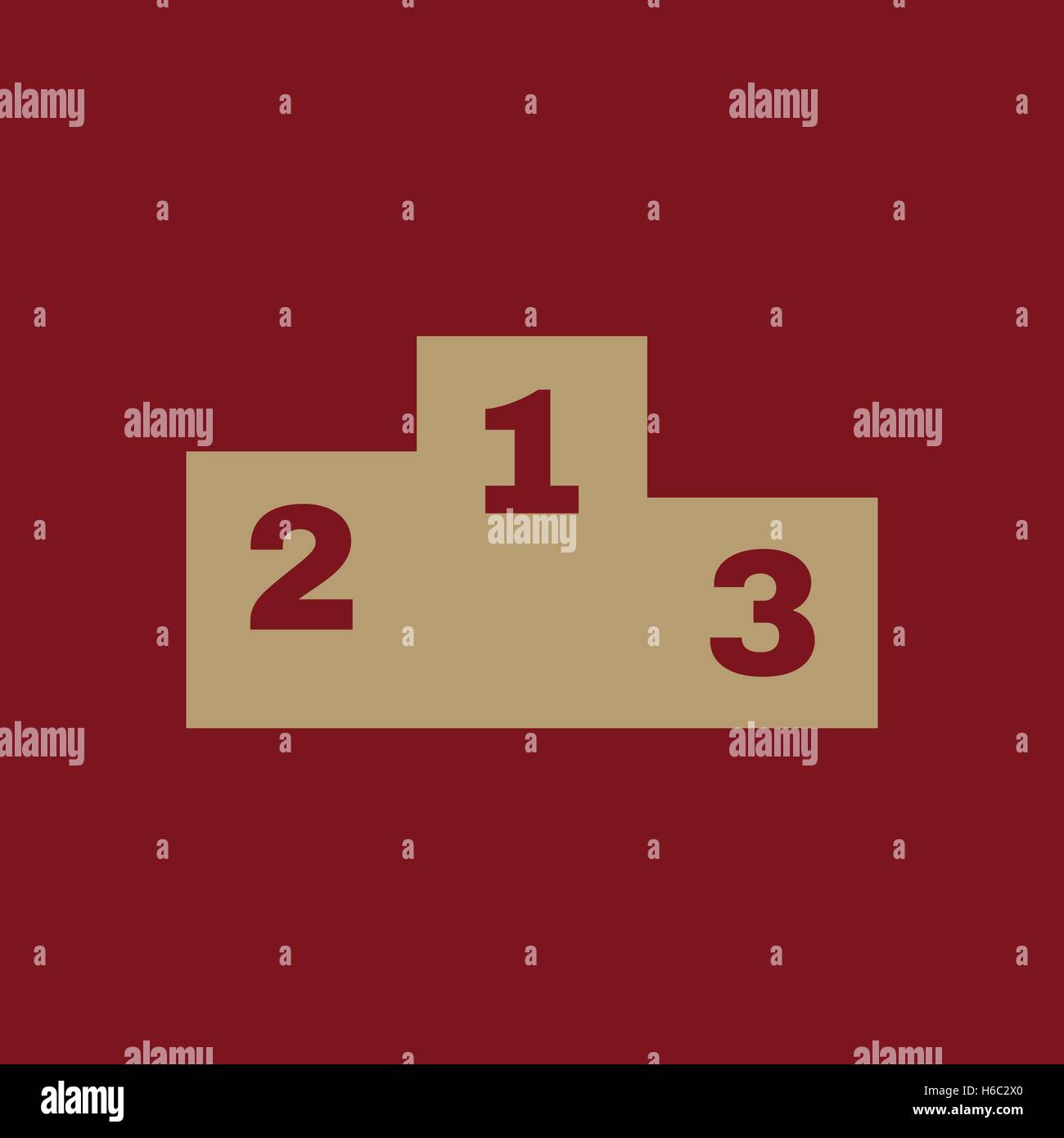 The pedestal icon. Podium symbol. Flat Stock Vector Image & Art - Alamy