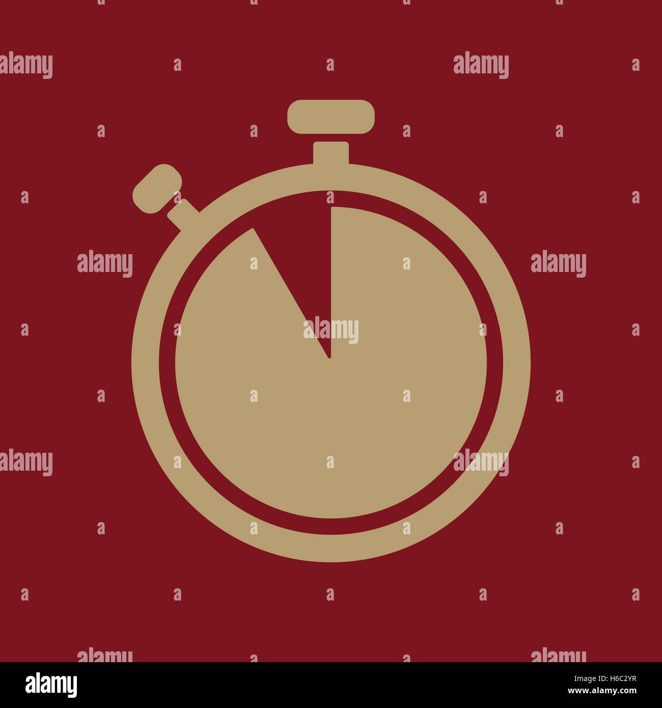 The stopwatch icon. Countdown symbol. Flat Stock Vector Image & Art - Alamy